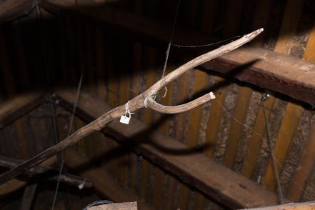 Pitchfork with a long wooden handle | National Trust for Scotland