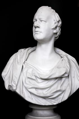 White marble bust of Robert Burns, by… | National Trust for Scotland